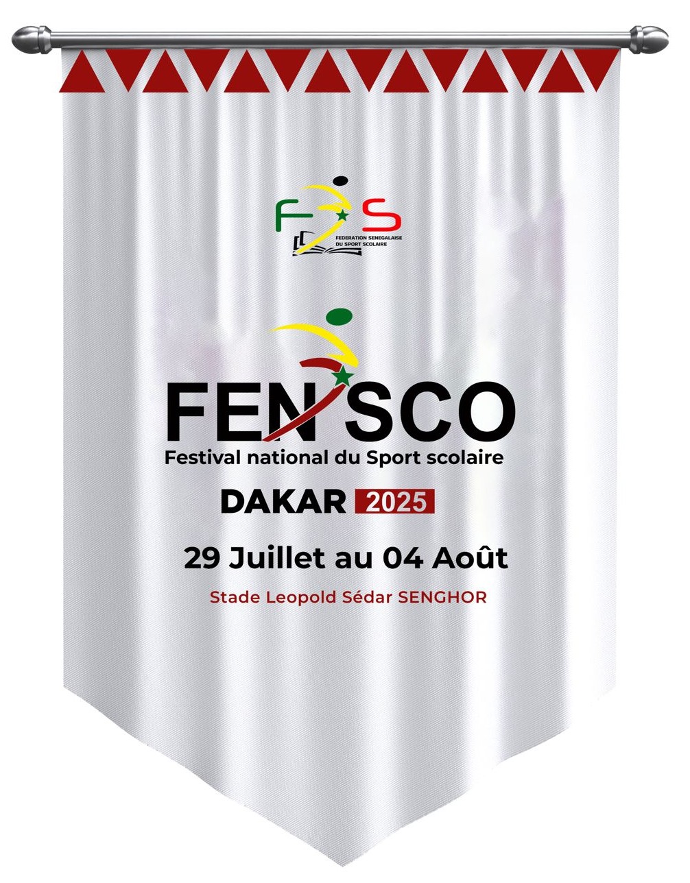 FANION OFFICIEL DU FENSCO 2025 - F3S - Fédération sénégalaise du Sport ...